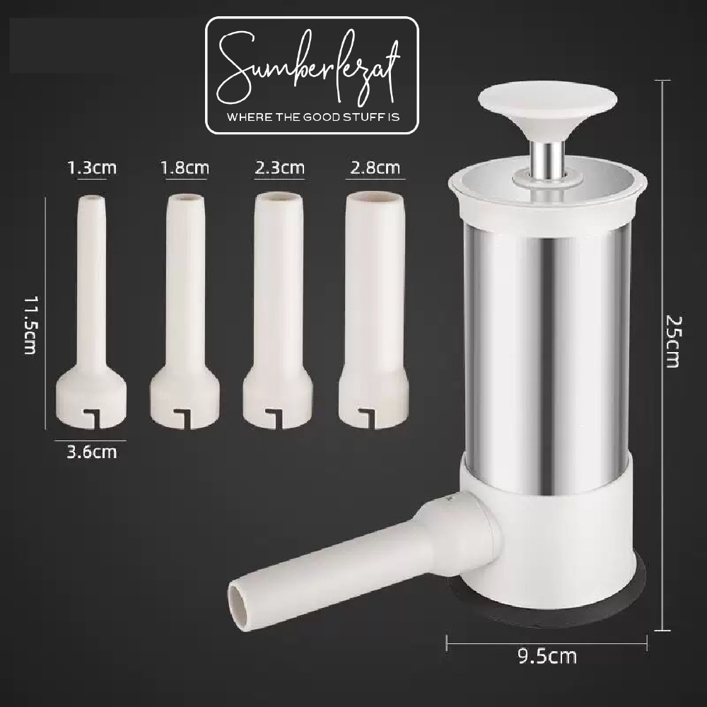 Jual Sosis Filler Plastik Manual Alat Cetak Adonan ke Casing Sosis ...