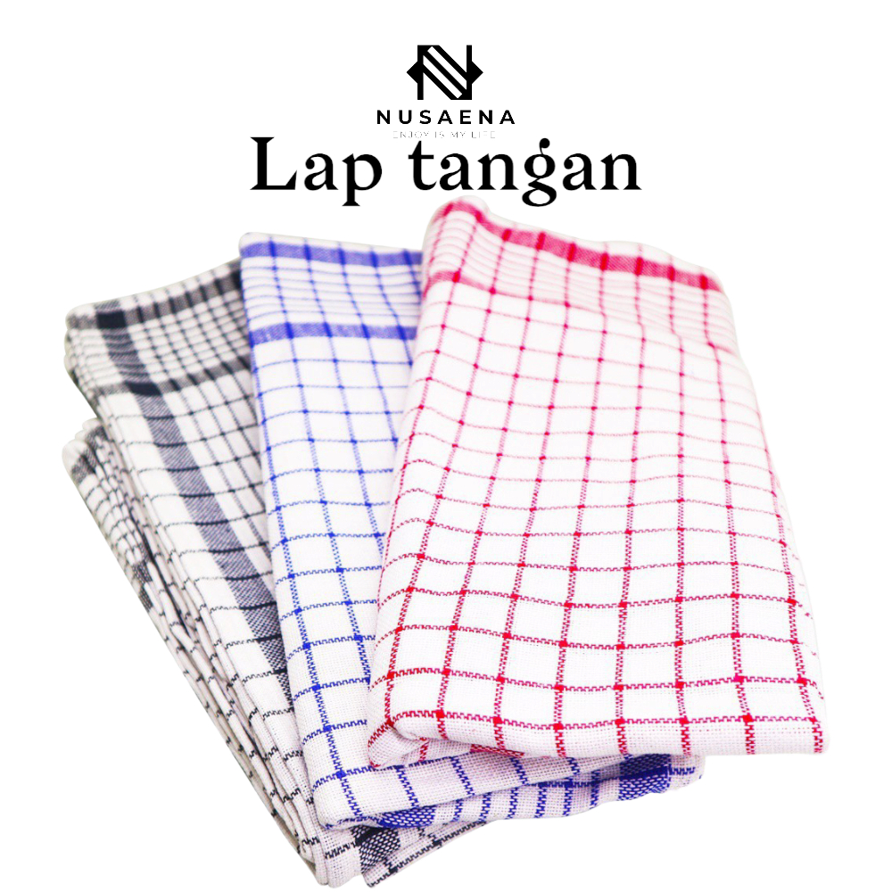 Jual Serbet Dapur Lap Kain Katun Warna 12 pcs (1 Lusin) | Shopee Indonesia