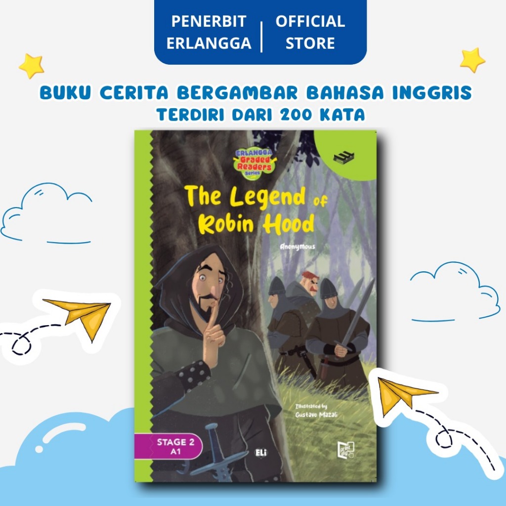 Jual [Erlangga Official] Buku Cerita Bergambar Bahasa Inggris Graded ...