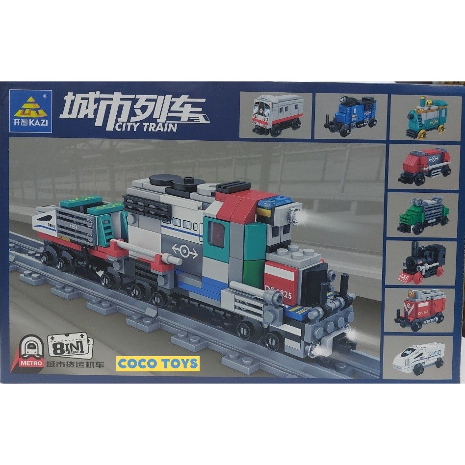 Jual Brick Kereta City Train Kazi KY98262 - Mainan Balok - Mainan Anak - Mainan Koleksi - Coco ...