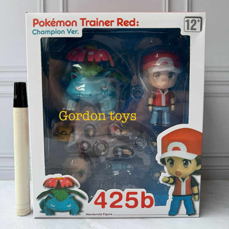 Jual POKEMON nendoroid 425B pokemon trainer red venusaur & 425C ...