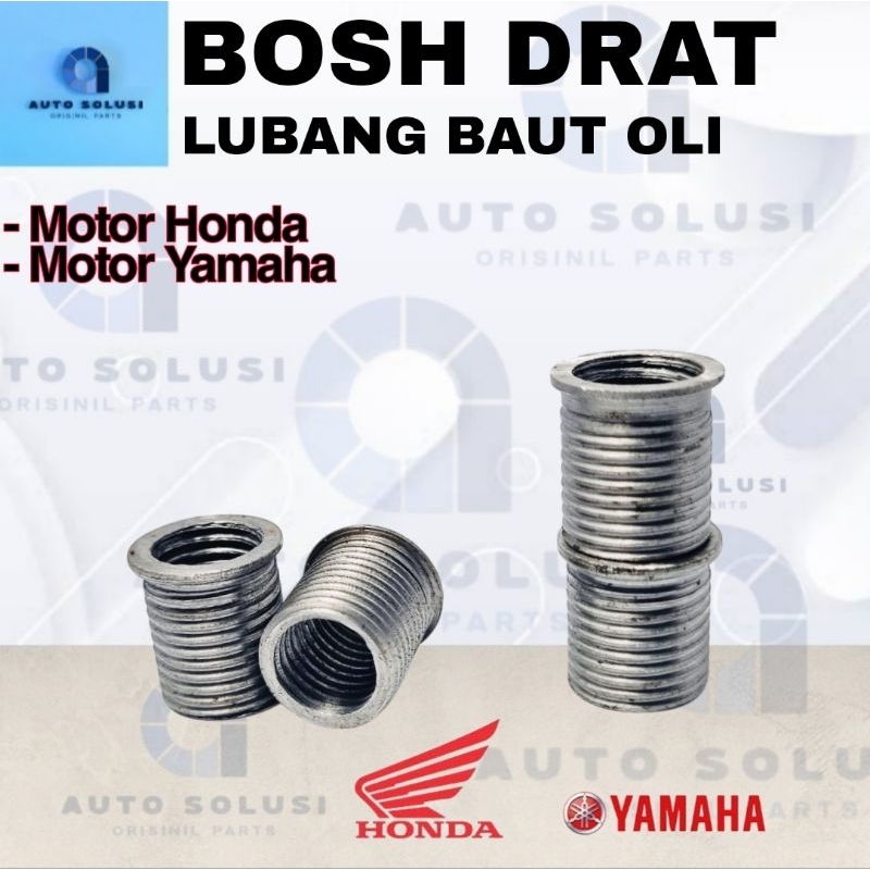 Jual BOSH DRAT LUBANG BAUT OLI MOTOR M12 x 9/16 SOK DRAT TAP MENGATASI ...