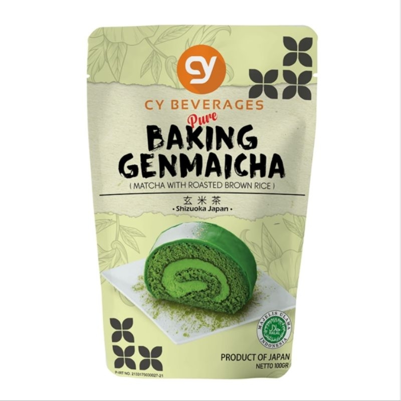 Jual CY | BAKING GENMAICHA (MATCHA with Roasted Brown Rice) Bubuk ...