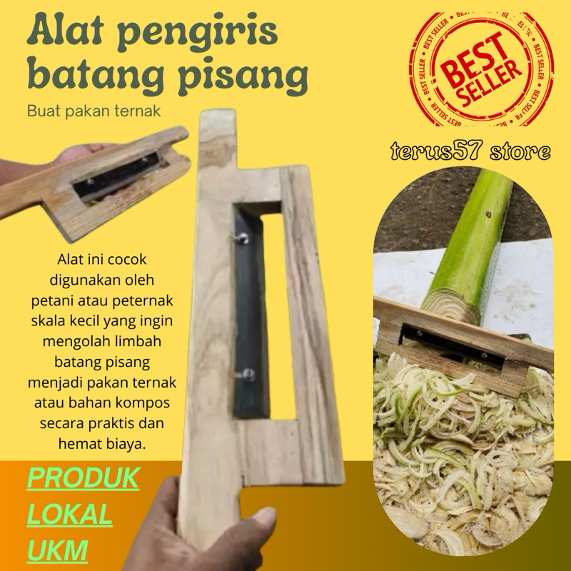 Jual Alat Pencacah Gedebog Pisang / Pengiris Gedebog Pisang Pakan ...
