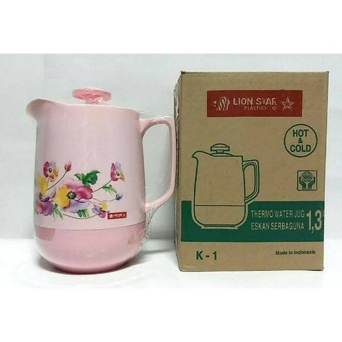 Jual Teko Eskan 1,3 Liter Lion Star K 1 Plastik Tebal Kuat / Termos Air Panas Dingin Water Jug ...