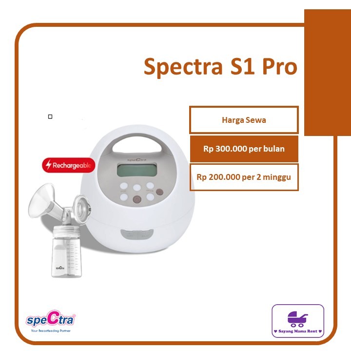 Jual SEWA SPECTRA S1+ PRO/ S1 PLUS PRO, SEWA POMPA ASI SPECTRA S1+ S1 ...