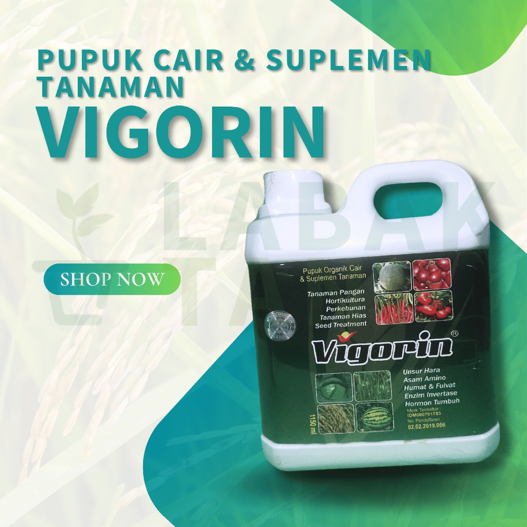 Jual Pupuk Cair & Suplemen Tanaman Vigorin 1 liter | Shopee Indonesia