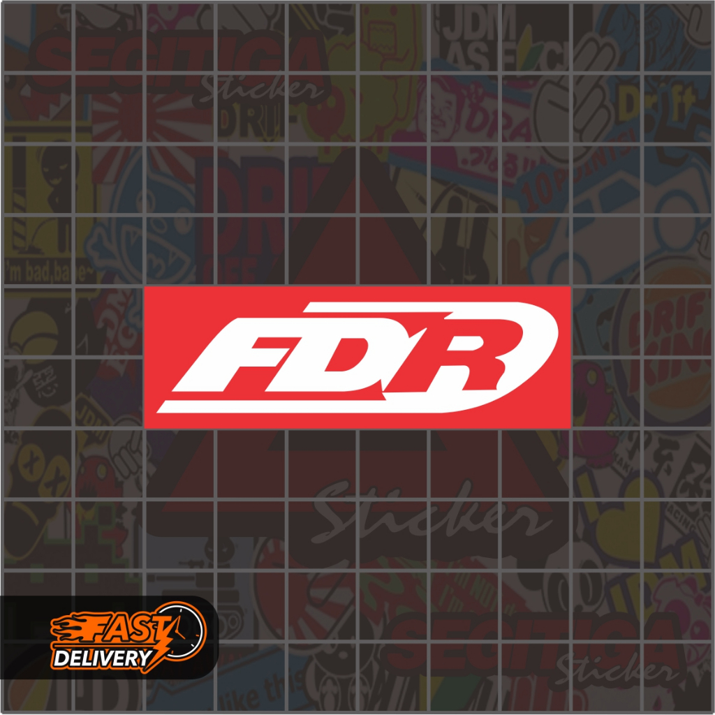 Jual Sticker Logo FDR Ukuran 6 x 2 Cm | Shopee Indonesia