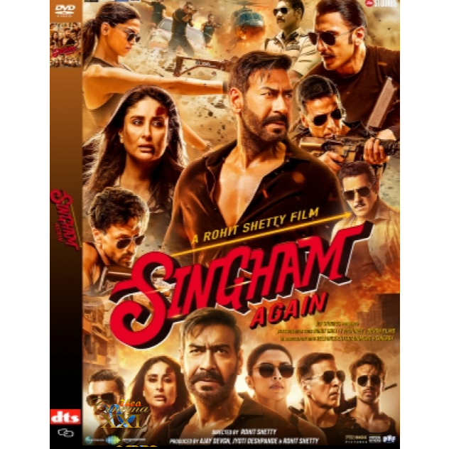 Jual Kaset DVD Movie India : Singham Again (2024) | Shopee Indonesia