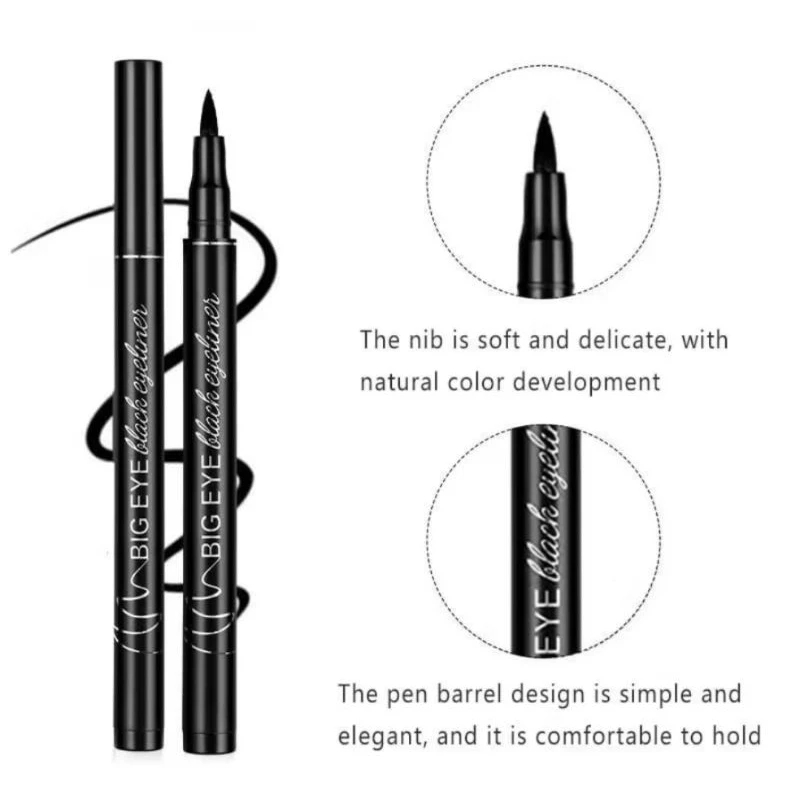 Jual Eyeliner Big Eye Hitam Waterproof Pen Pencil Spidol Tahan Lama ...