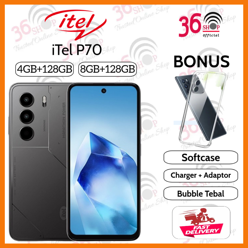 Jual iTel P70 [4GB+128GB] [8GB+128GB] - Helio G50 Ultimate - Battery 6000 mAh - Garansi Resmi 1 ...