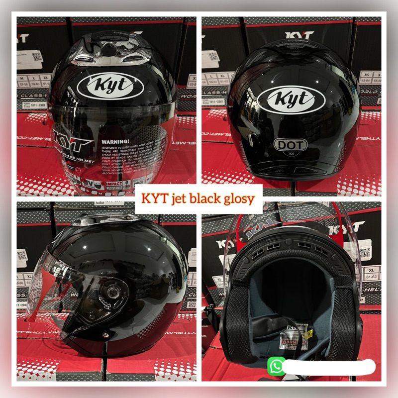 Jual helm KYT jet original | Shopee Indonesia