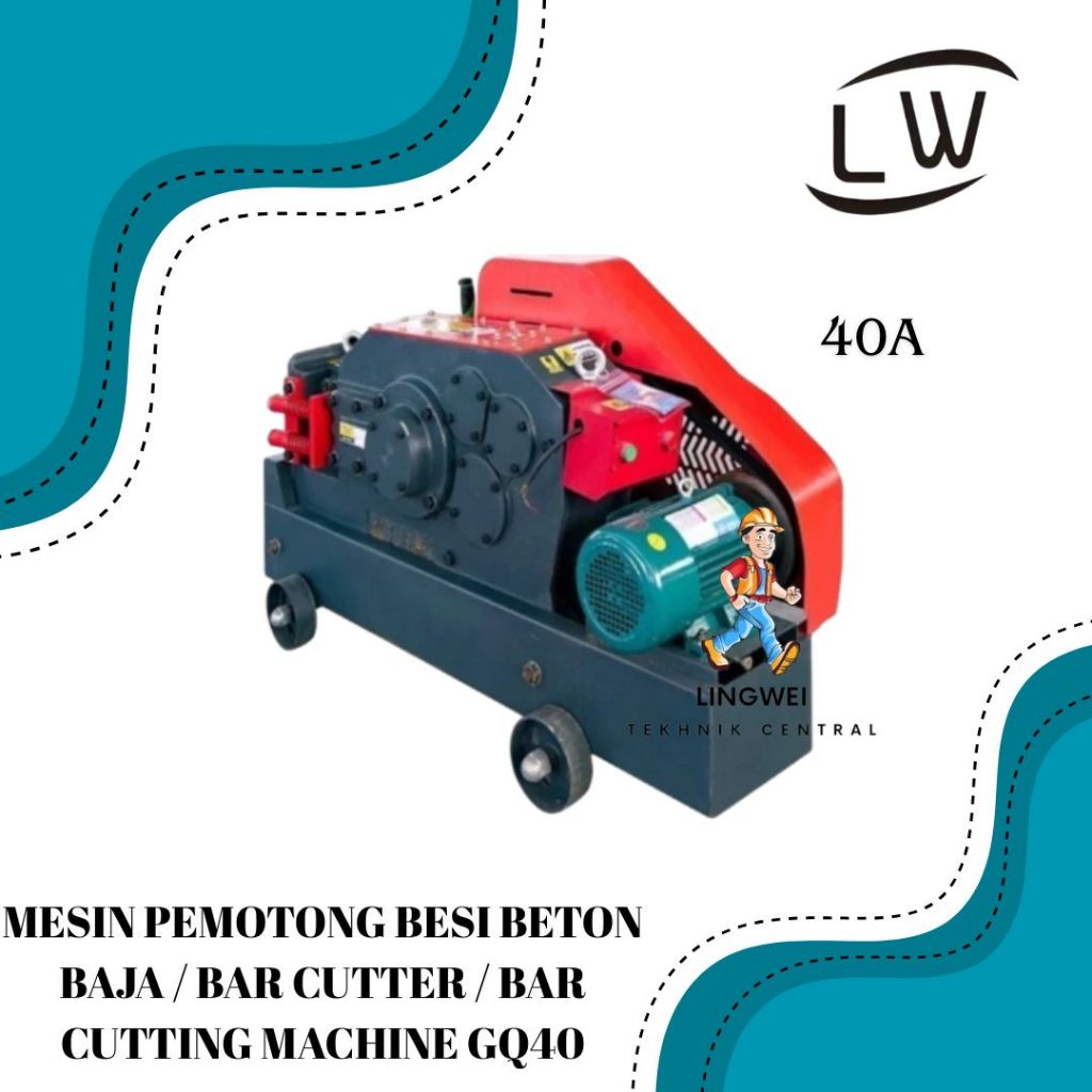 Jual MESIN PEMOTONG BESI BETON BAJA / BAR CUTTER / BAR CUTTING MACHINE ...