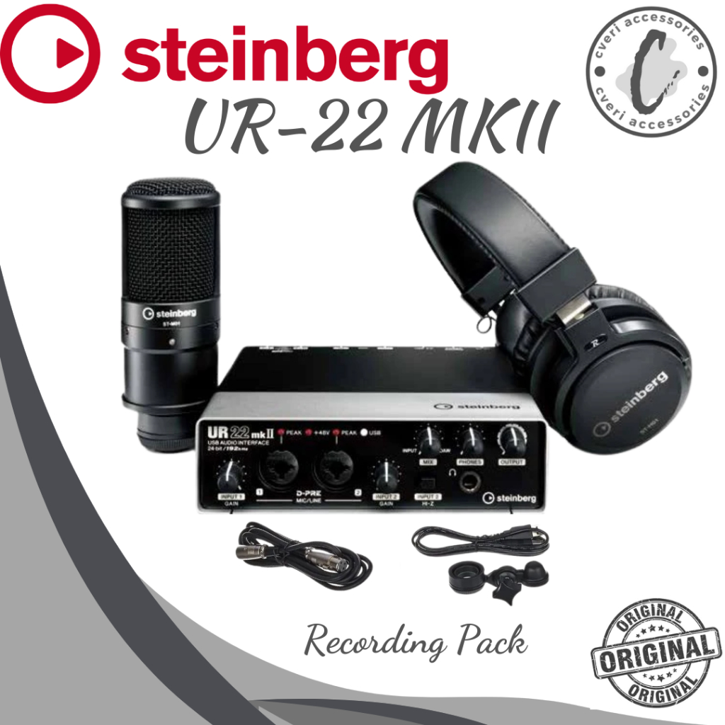 Jual Steinberg UR22 MK2 Recording Pack USB Audio Interface Original UR ...