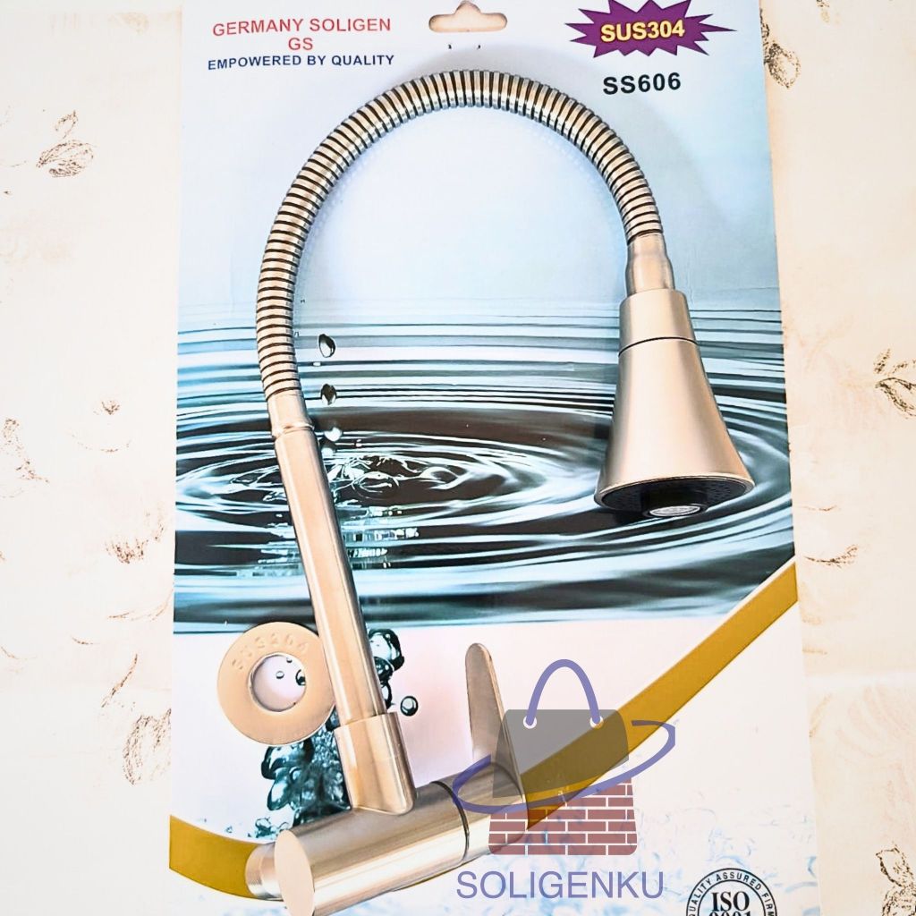 Jual Kran / Angsa Fleksibel Flexible Tembok Stainless Soligen SS606 SS ...