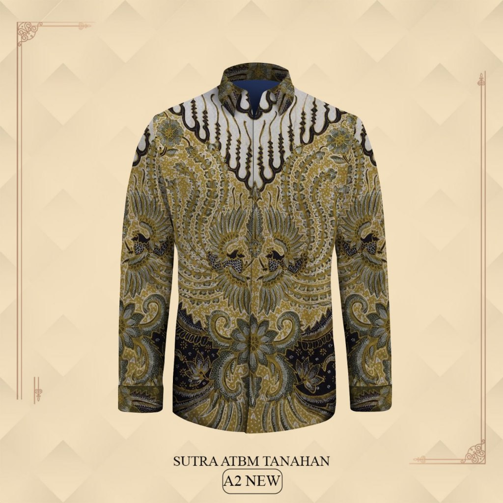 Jual Kemeja batik lengan panjang pria exclusive tanahan bahan atbm ...