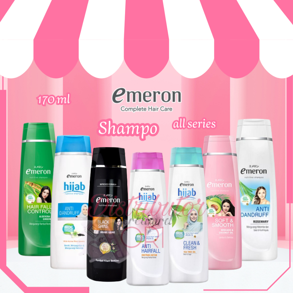 Jual Emeron Shampoo - All Varian 170ml | Bpom | Original | HAIRFALL ...