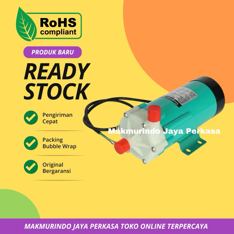 Jual Pompa Magnet Pump 1Phase MD 30RM Pompa Chemical Magnet Pump ROTOR ...