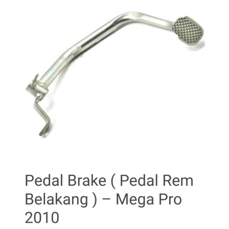 Jual Pedal RR Brake Pedal Rem MegaPro Monoshock Rem Belakang Cakram ...