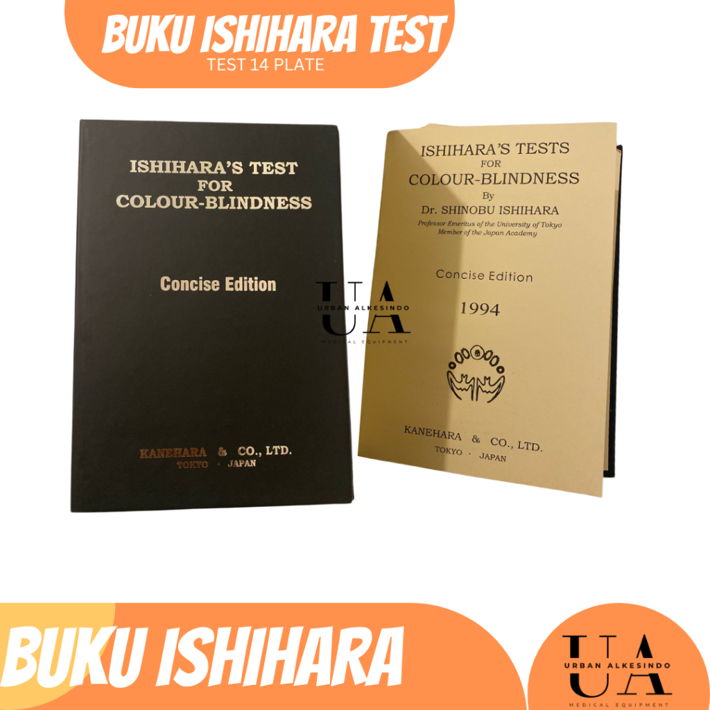 Jual BUKU ISHIHARA TEST 14 PLATE BUKU TES BUTA WARNA | Shopee Indonesia