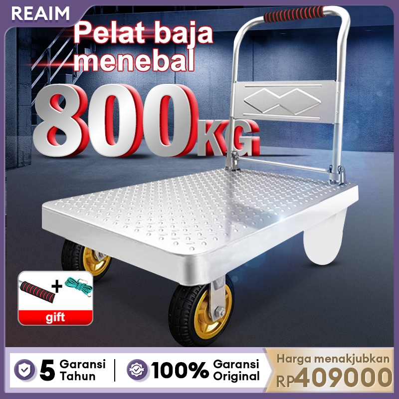 Jual Troli Barang Lipat Hand Truck Model Besi 900 Kg Besi Ringan Lipat ...