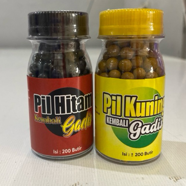Jual pil hitam dan pil kuning | Shopee Indonesia