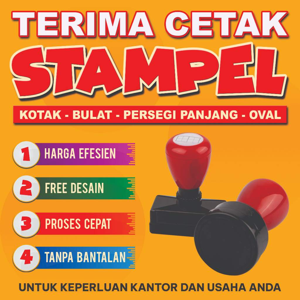 Jual Stampel Flash Bisa Custom | Shopee Indonesia