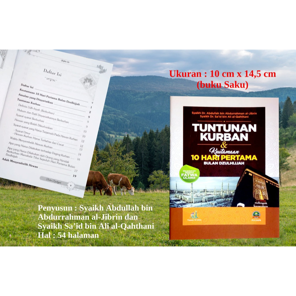 Jual Buku Donasi: Tuntunan Kurban & Keutamaan 10 hari pertama bulan dzulhijjah | Shopee Indonesia