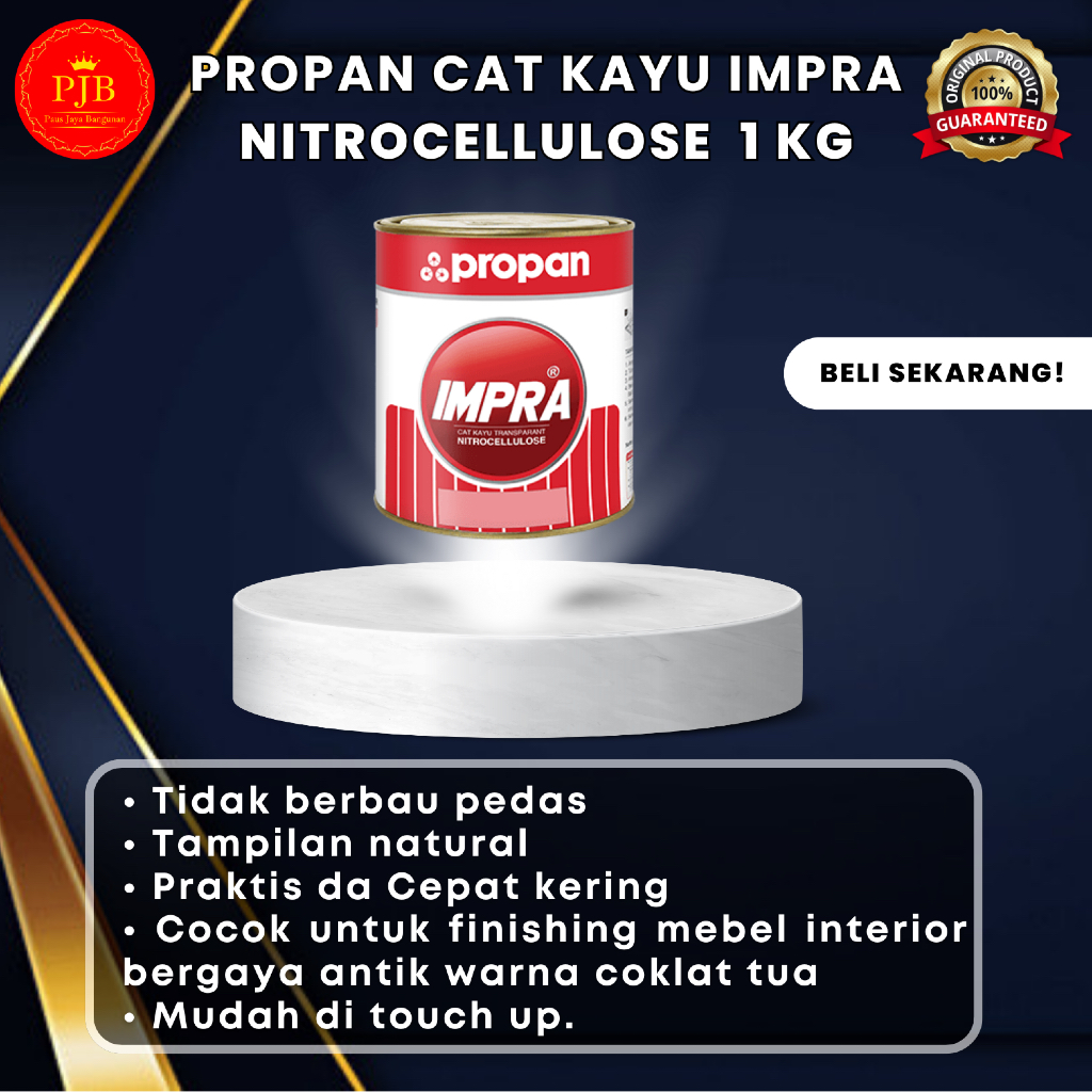 Jual CAT KAYU PROPAN IMPRA NC LACQUER 1 LITER 100% Original / Asli ...