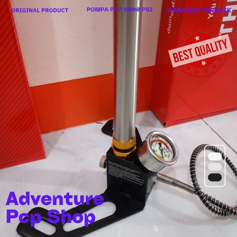 Jual ZA. Pompa PCP Adventure 6000 PSI Filter Kecil Pompa PCP Kaki Lipat ...
