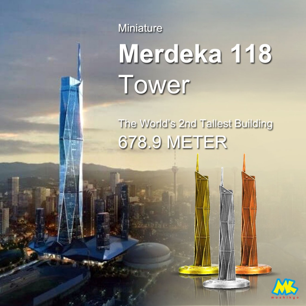Jual Miniatur Menara Merdeka / Landmark Highest Tower Malaysia | Shopee ...