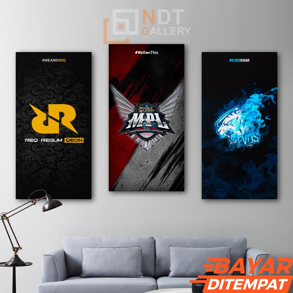 Jual ID NDT[15X30] HIASAN DINDING GAMING MOBILE LEGENDS WALLDECOR MPL ...