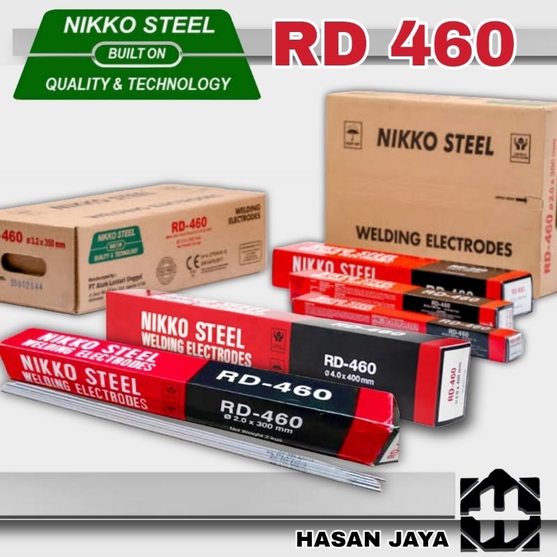 Jual Kawat Las RD460 2mm NIKKO STEEL Elektroda RD 460 2 mm Welding Listrik 2.0 X 300 Kemasan Per ...