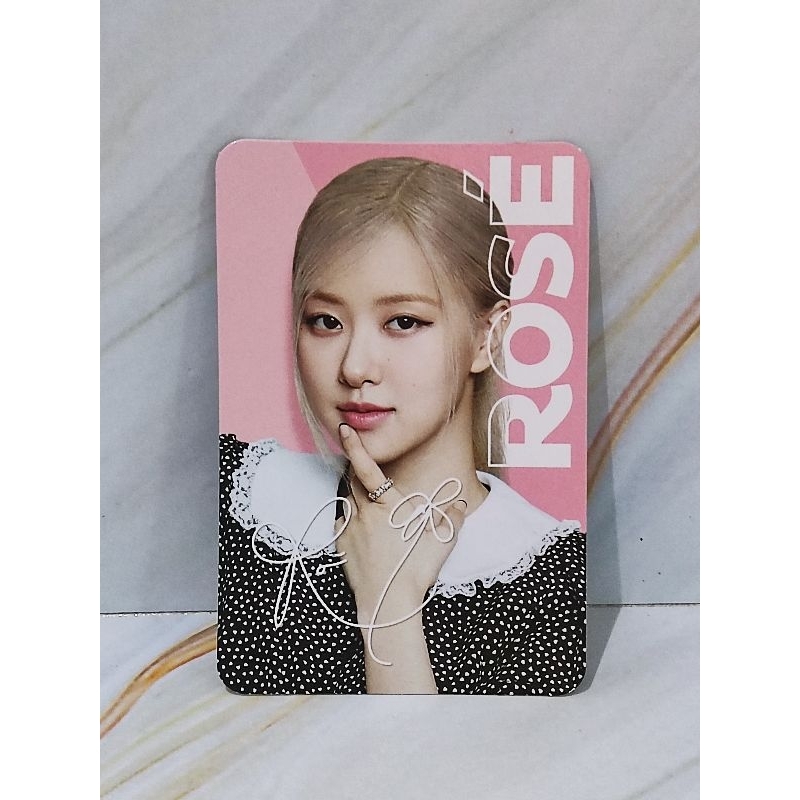 Jual Photocard Rose Blackpink x oreo | Shopee Indonesia