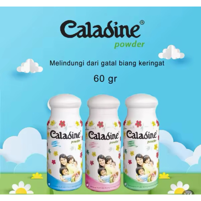 Jual Caladine powder bedak gatal biang keringat botol 60g | Shopee ...