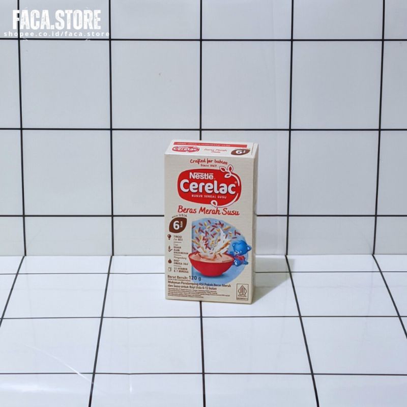 Jual Nestle Cerelac susu beras merah 120gr box | Shopee Indonesia