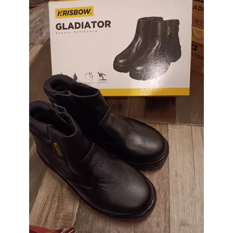 Jual sepatu safety krisbow gladiator | Shopee Indonesia