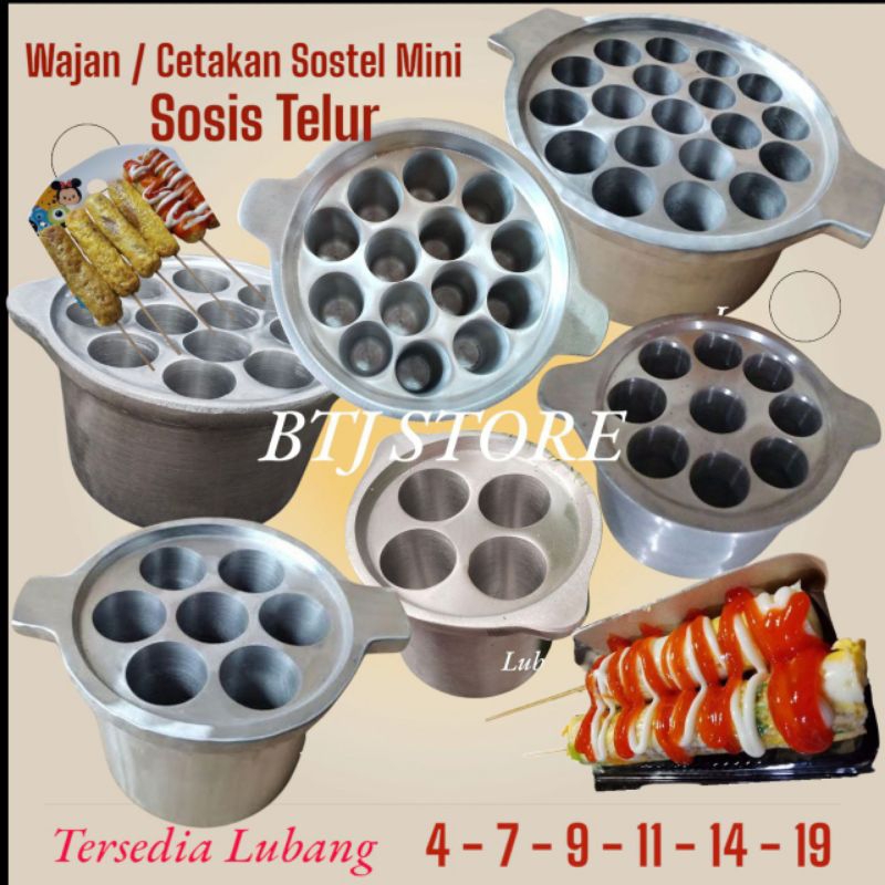 Jual Cetakan Sostel cetakan sosis telur cetakan Sostel mini wajan ...