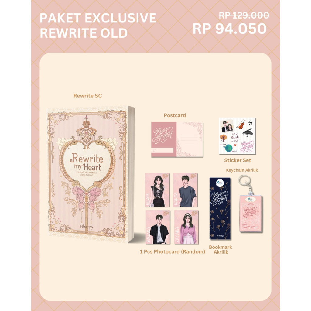 Jual Novel Rewrite My Heart - esterspy | Shopee Indonesia