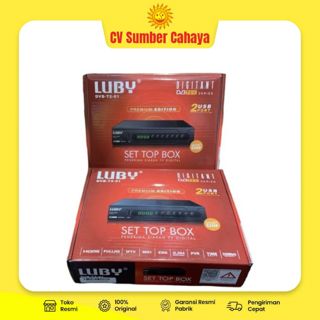 Jual Receiver TV Digital Set Top Box Luby Full HD DVB T2-01 T2-03 T2-02 STB DVBT2 LUBY | Shopee ...