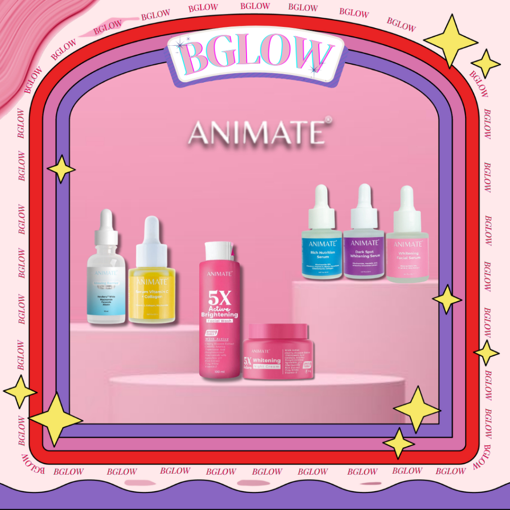 Jual ANIMATE BRIGHTENING FACIAL WASH / SERUM / NIGHT CREAM / VIT C ...