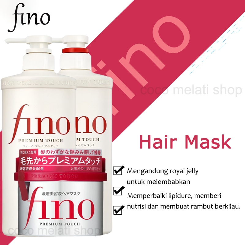 Jual SHISEIDO FINO Hair Mask 230g /Shiseido Fino Premium Touch Hair ...