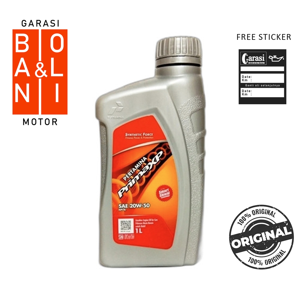 Jual OLI MESIN PRIMA XP ALL VARIANT 20W-50 OLI / PRIMA XP 10W-401L 4T ...