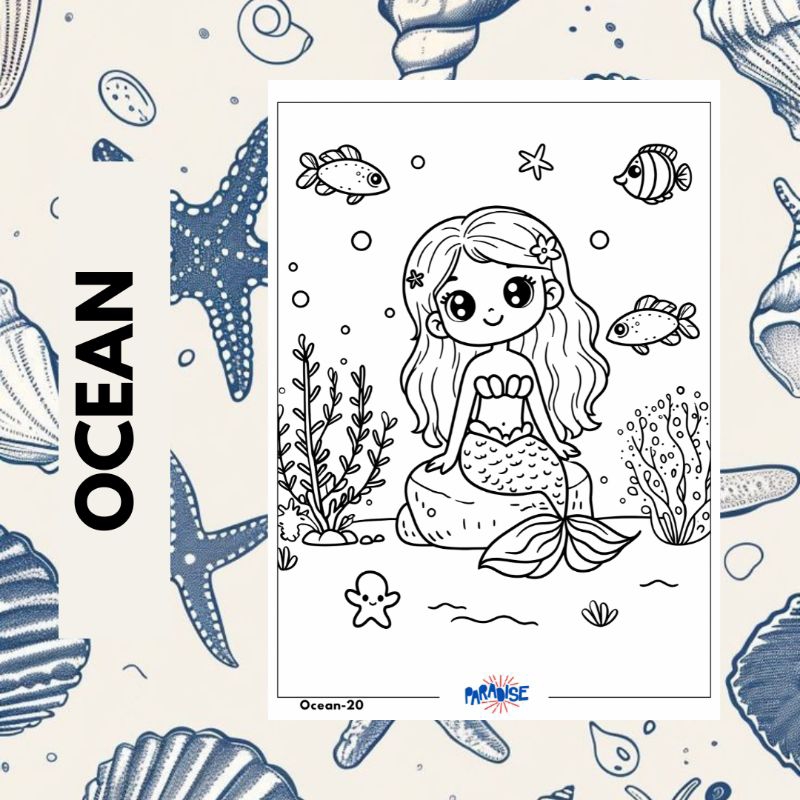 Jual Kertas Mewarnai Gambar Ocean | Shopee Indonesia