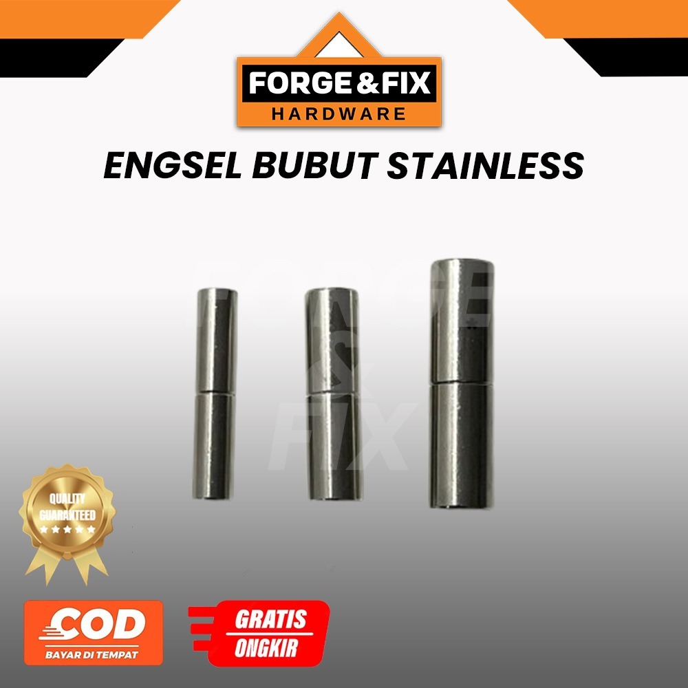 Jual Engsel Bubut Pagar Las Welded Hinge Stainless Steel SUS304 1/2 5/8 ...