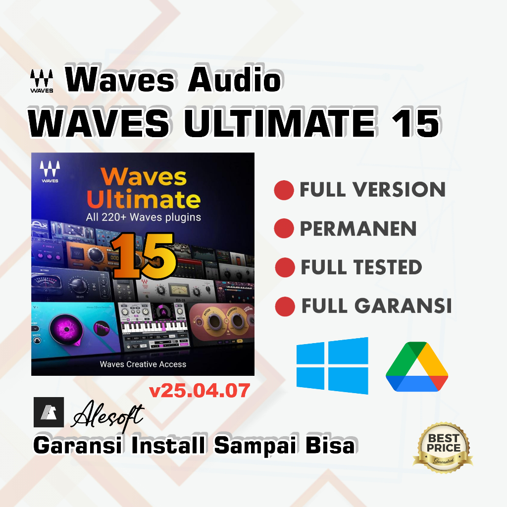 Jual WAVES Ultimate 15 v25.04.07 Terupdate Full Version WIN + Video Cara Install | Shopee Indonesia