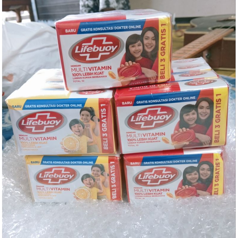 Jual LIFEBUOY SABUN BATANG JUMBO 100gr x 4 pcs | Shopee Indonesia