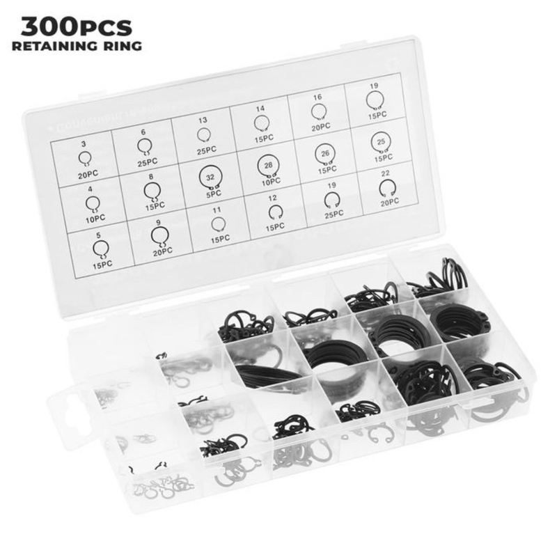Jual EXTERNAL SNAP RING SET 300pcs | Shopee Indonesia
