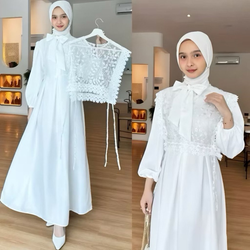 Jual Dress Gamis BUSUI Muslimah LOLI Wanita Model Rompi Tille Bordir ...
