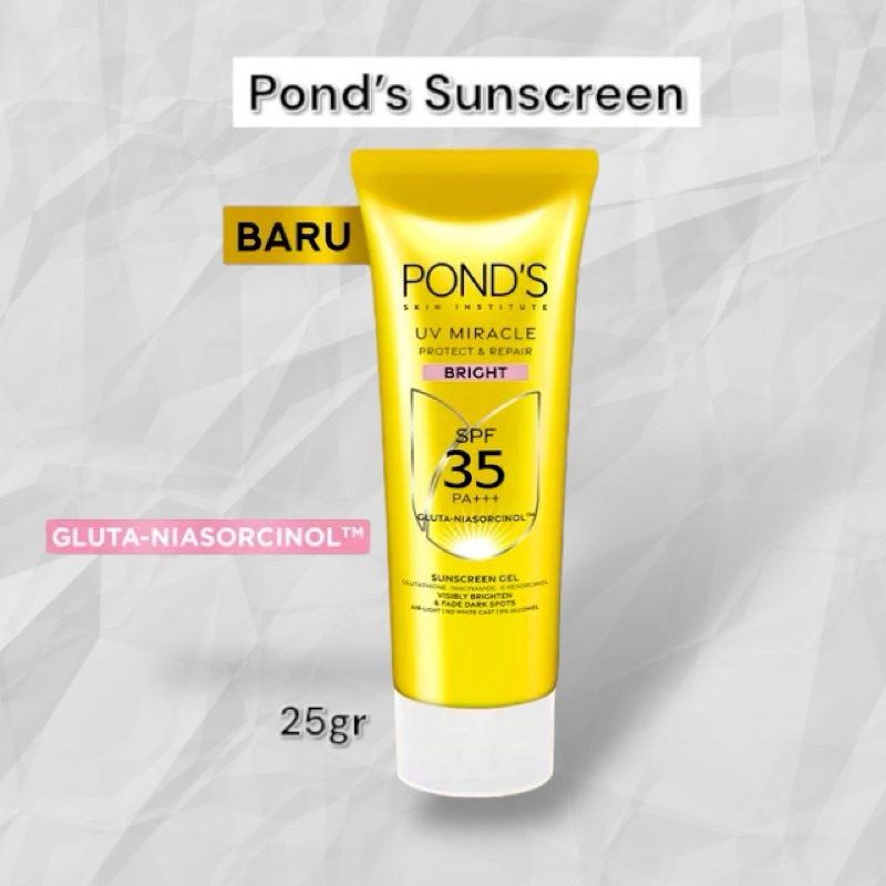 Jual Ponds UV Miracle Protect Bright Sunscreen SPF35 25g / Sunscreen ...